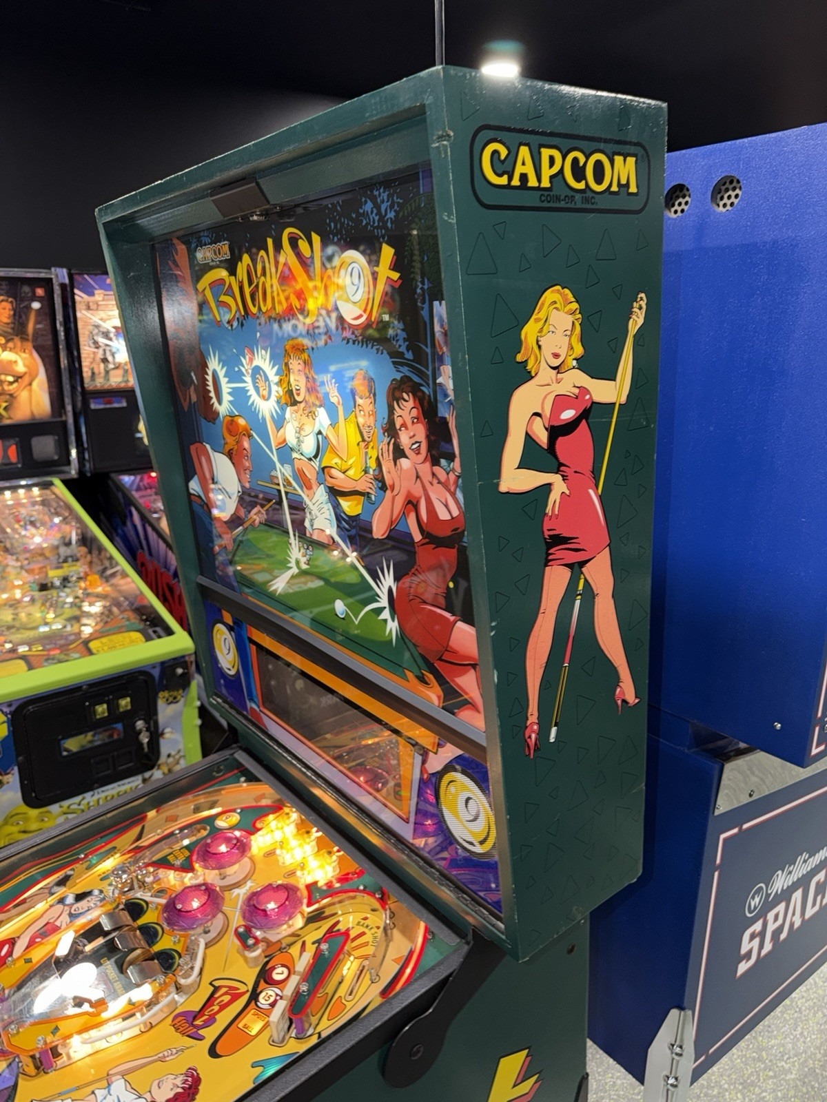 Breakshot by Capcom 1996 Pinball Machine | Pinball Machines South Africa