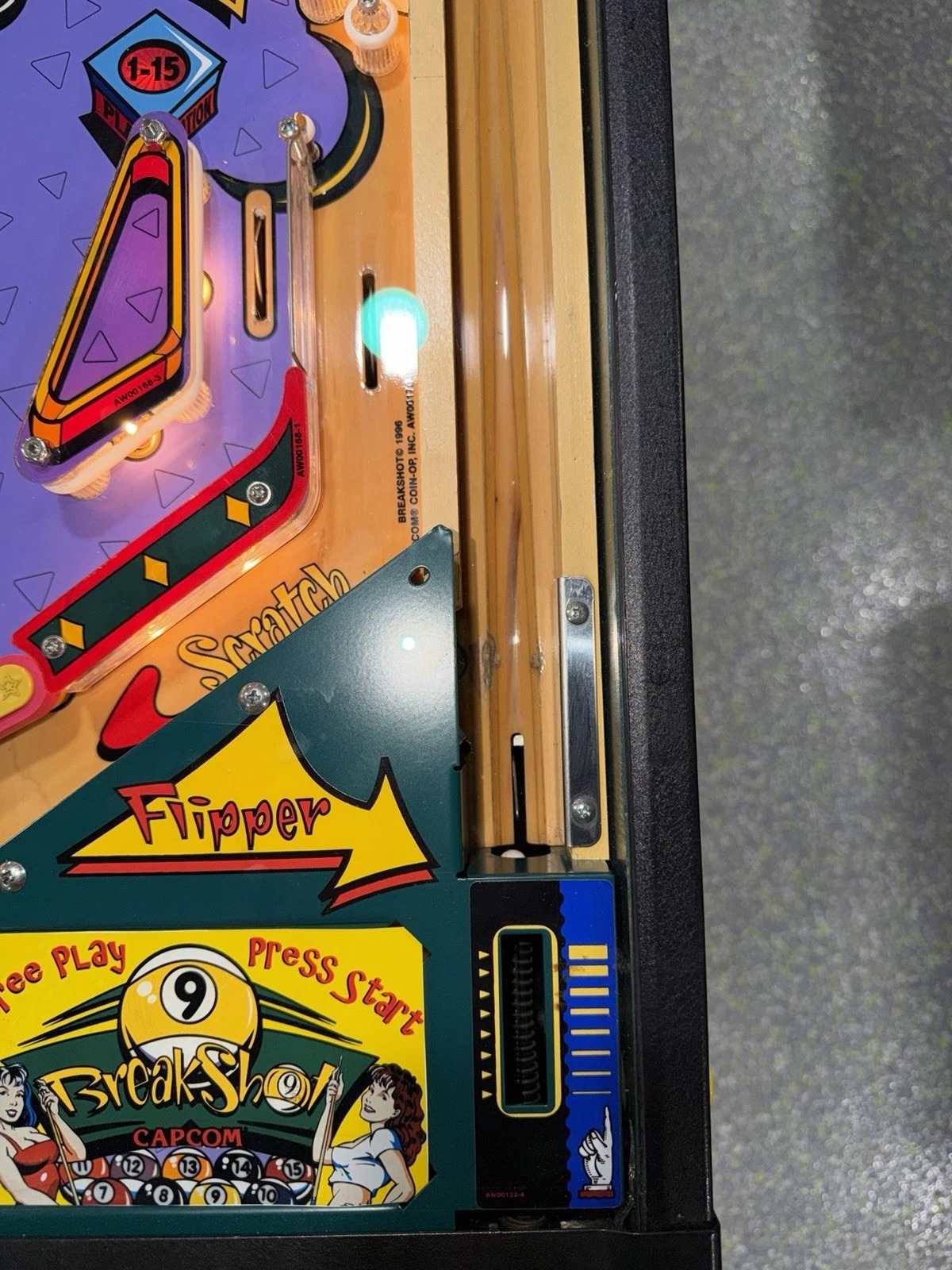 Breakshot by Capcom 1996 Pinball Machine | Pinball Machines South Africa